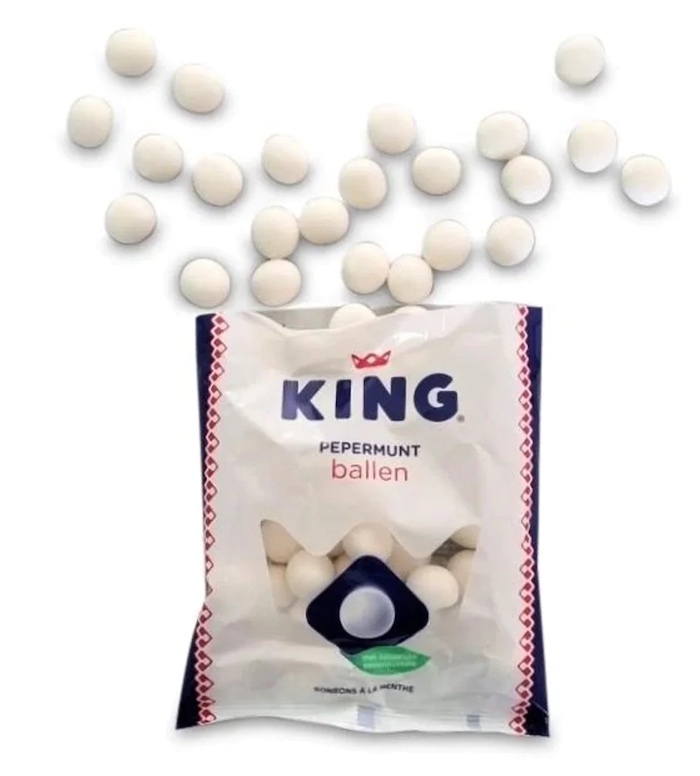King Peppermint Original Balls Bag 250g / Pepermunt Ballen