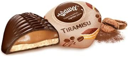 Wawel Chocolate Candy Milk and Coffee Bag 1kg / Tiramisu