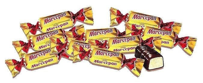 Solidarnosc Chocolate Candies Golden Marzipan Loose 250g - Solidarnosc ...