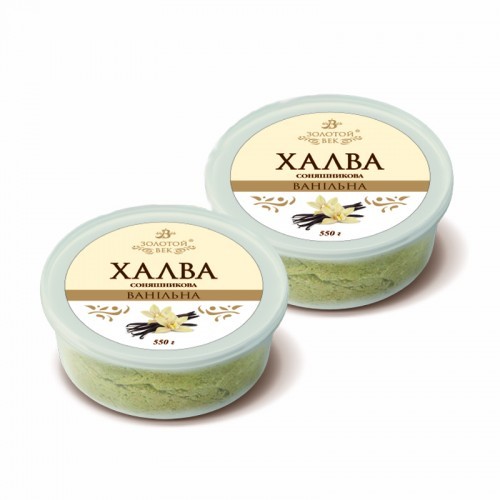 Golden Age Sunflower Halva Vanilla Prepacked 550g - Golden Age, Ukraine