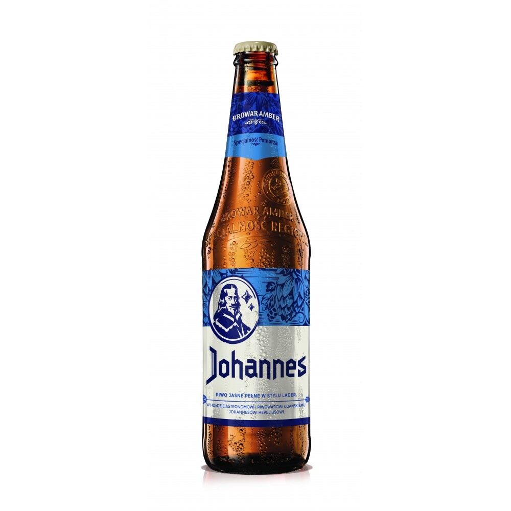Johannes Pale Lager Beer 0.5L - Browar Amber, Poland