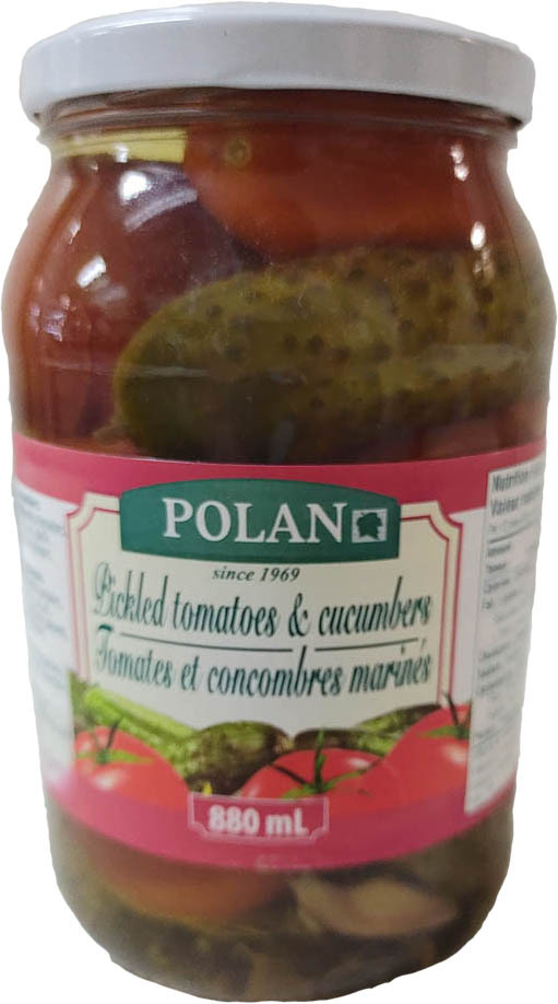Polan Pickled Tomatoes and Cucumbers 880ml