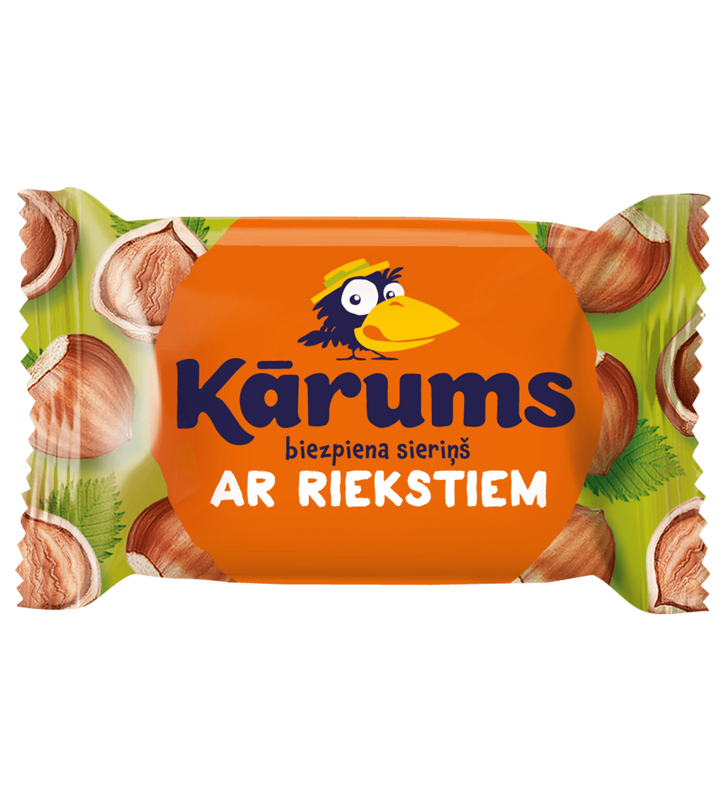 Karums Glazed Curd Snack Hazelnut 45g - Karums, Latvia