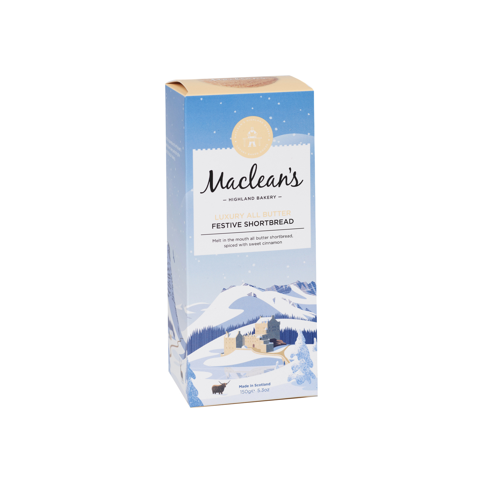 Maclean's Festive Shortbread Luxury All Butter 150g - Maclean's, U.K.