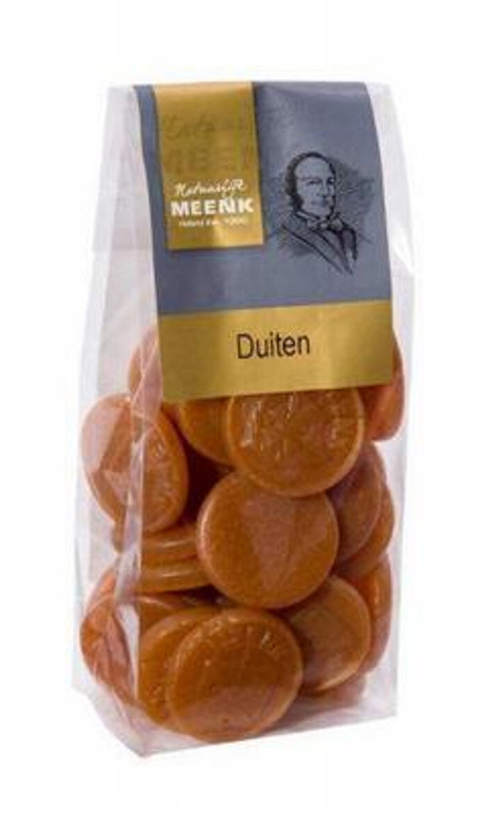 Meenk Licorice Salmiak Pennies 180g / Duiten Drop Zout - Meenk, Netherlands