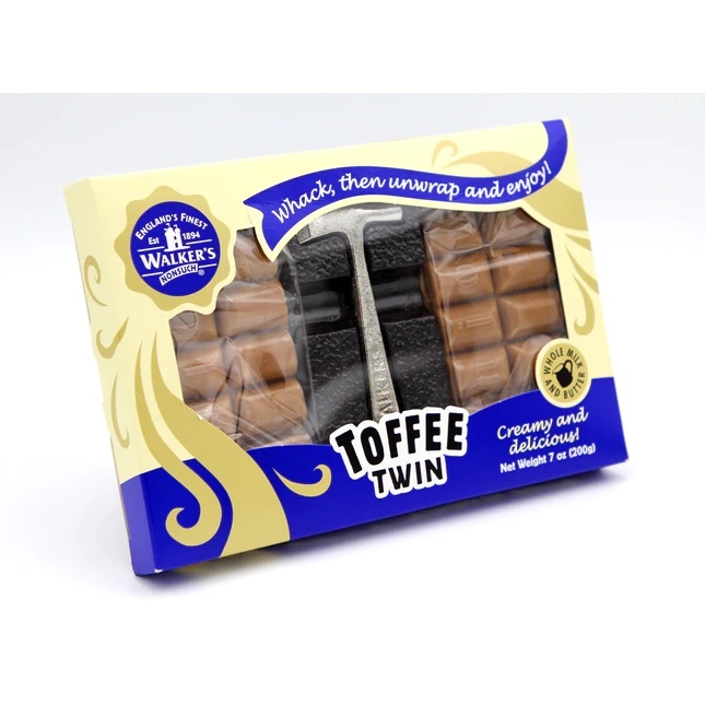Walker's Nonsuch Toffee Duo Original Creamy and Nutty Brazil 200g Walker's Nonsuch Toffee Duo Original Creamy and Nutty Brazil 200g