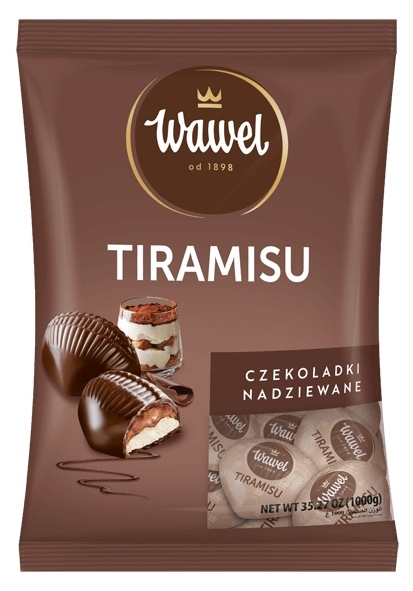Wawel Chocolate Candy Milk and Coffee Bag 1kg / Tiramisu