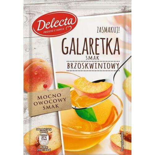 Delecta Galaretka Instant Jelly Peach 70g - Delecta, Poland