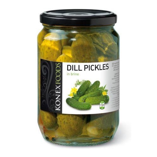 Konex Food Dill Pickles in Brine 670g - Konex Food, Bulgaria