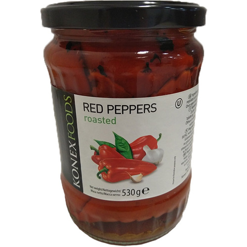 Konex Foods Red Pepper Roasted 530g - Konex Food, Bulgaria