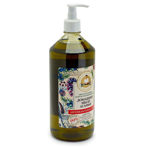 Grandma Agafia Liquid Soap Antibacterial Cedar and Juniper 1000ml ...