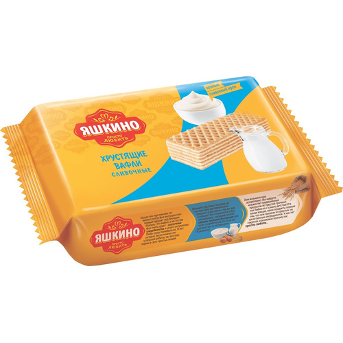 Yashkino Wafers Cream 200g - Yashkino, Russia